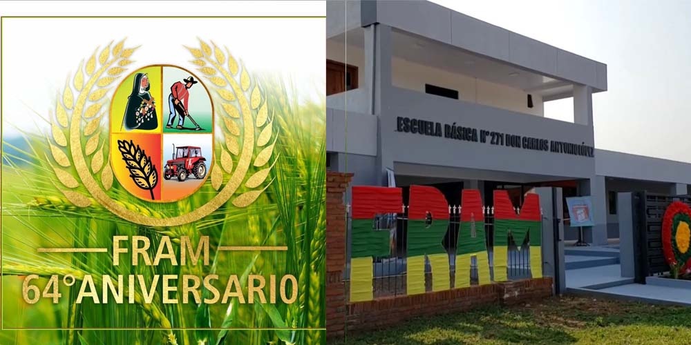 FRAM CELEBRA 64 AÑOS DE ELEVACIÓN A DISTRITO INAUGURA OBRA EN ESCUELA ...