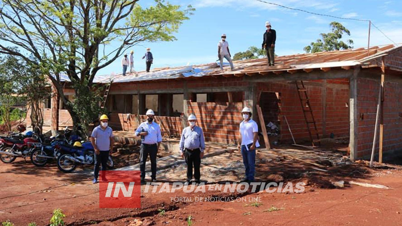 AVANCE DEL 60% EN CONSTRUCCIÓN DE USF FEDERICO CHÁVEZ – Itapúa Noticias