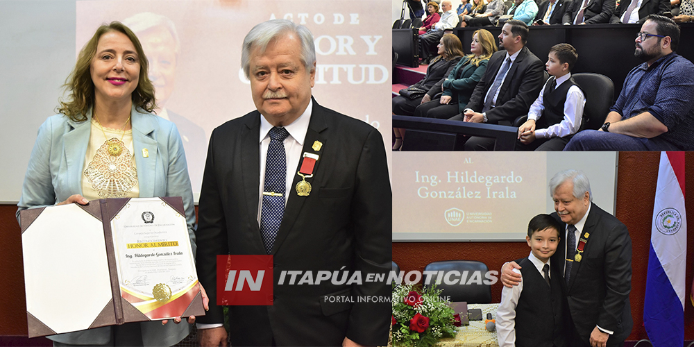 LA UNAE RECONOCIÓ LA TRAYECTORIA DEL ING. HILDEGARDO GONZÁLEZ – Itapúa ...