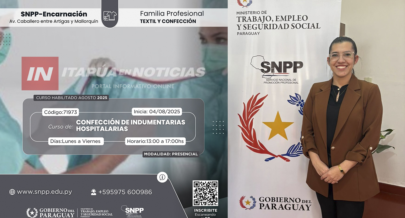 EL SNPP ENCARNACIÓN LANZA NUEVOS CURSOS GRATUITOS PARA IMPULSAR EL ...