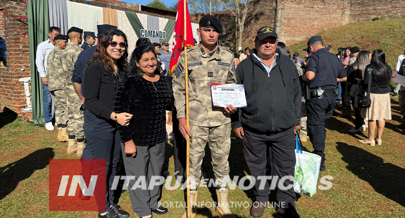 MATEO CARDOZO FUE EL MEJOR EGRESADO DEL PRIMER CURSO CATE EN ITAPÚA. – Itapúa Noticias