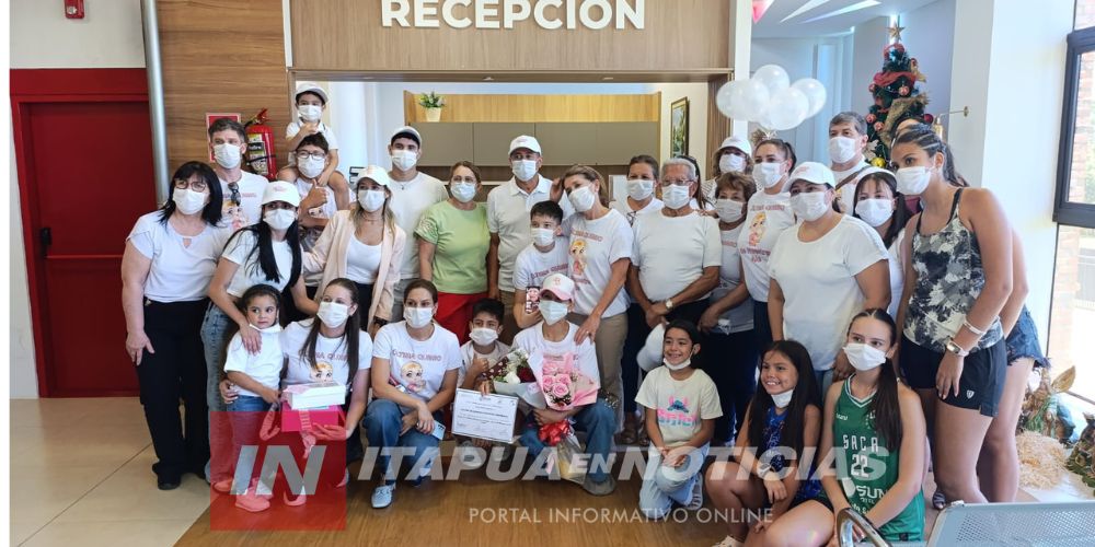 HOSPITAL ONCOLÓGICO: PACIENTE CELEBRÓ EL FIN DE SU TRATAMIENTO – Itapúa ...
